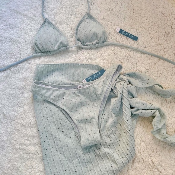 ivana | Swim | 22 New 3 Piece Knit Swim Set | Poshmark